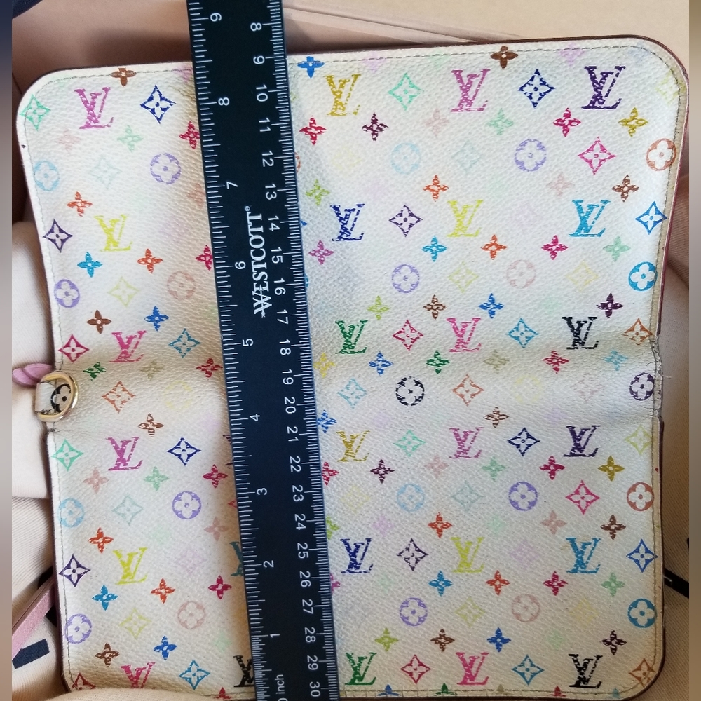 Louis Vuitton Lv Multi Color Mini Signature Wallet - Gem